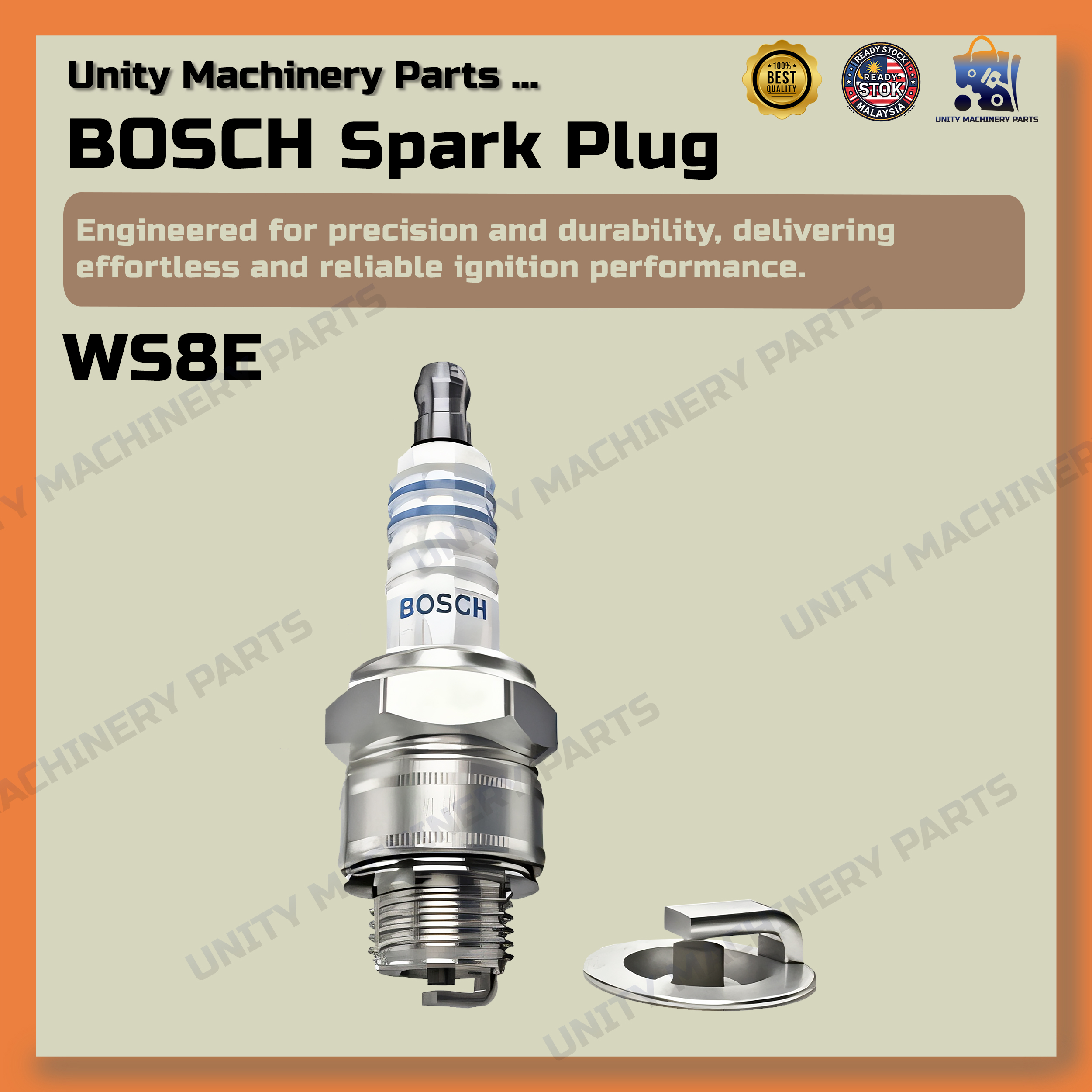 BOSCH Spark Plug WS7F / WS8E - Mesin Rumput, Chainsaw, Power Sprayer ...