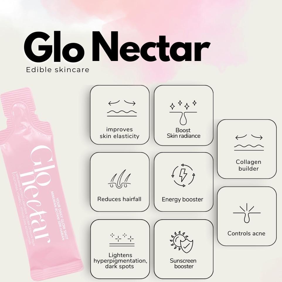 [PREORDER] Glo Nectar (Botanical Drink) Supplement Glo Nectar Combo ...