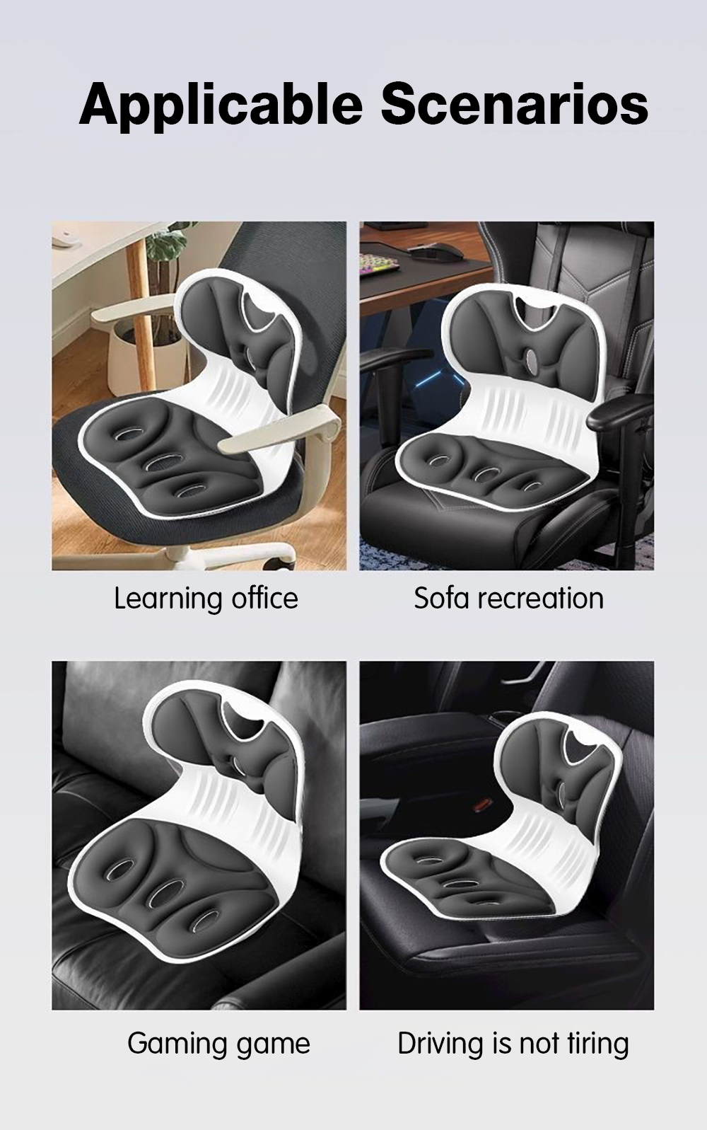 Waist support cushion Sitting Posture Correction Chair Waist Back ...