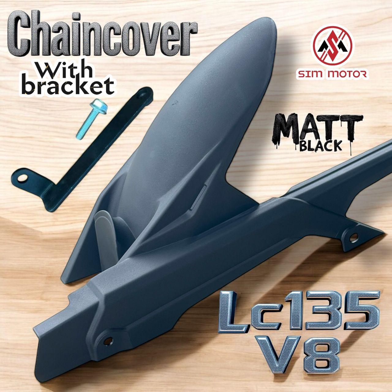 YAMAHA LCV8 LC135 V8 FI CHAIN COVER CUSTOM BRACKET / RANTAI COVER REAR ...