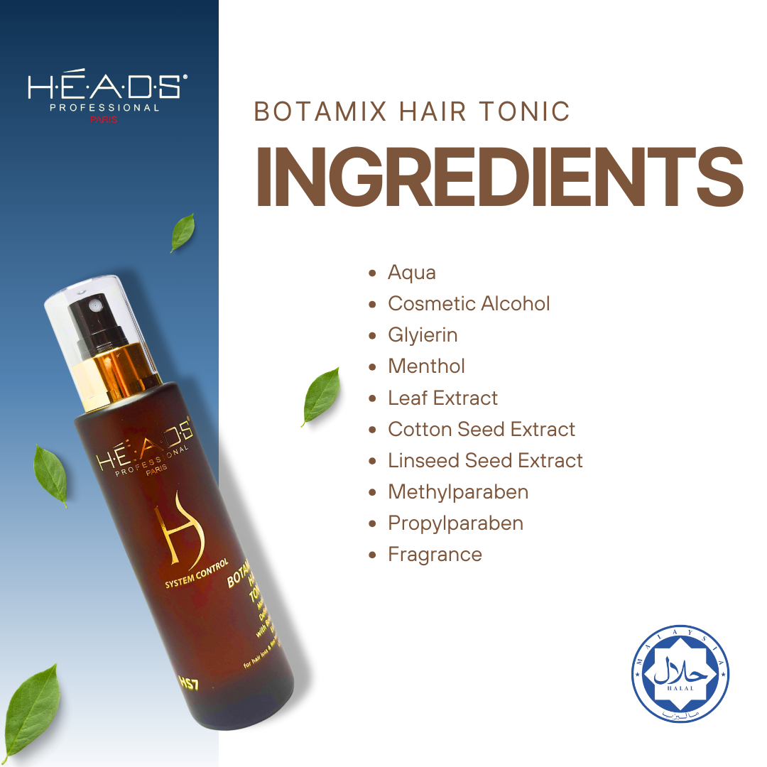 HEADS Botamix Hair Shampoo Set for Hair Loss Dandruff Dry Hair Repair ...