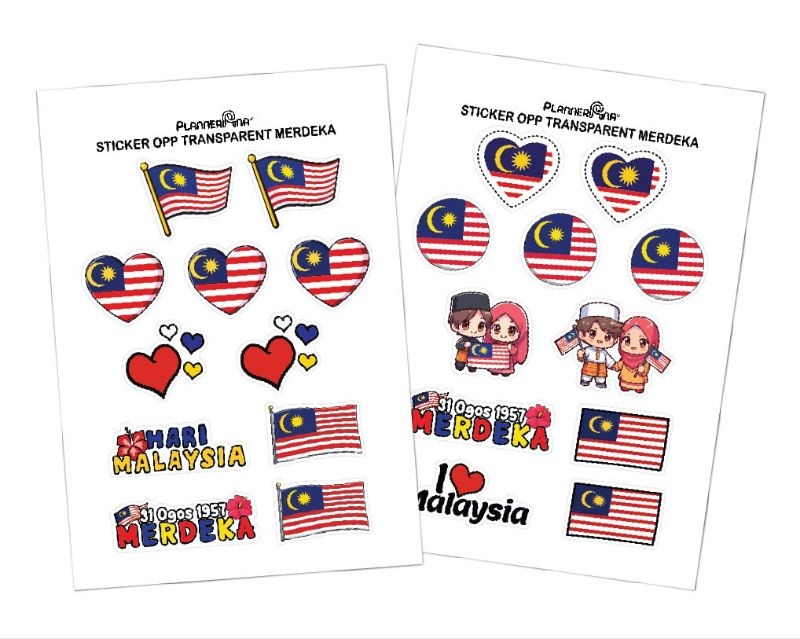 Sticker Tatoo Merdeka Sticker Pipi Merdeka Sticker Merdeka Sticker ...