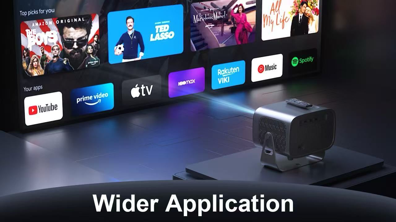 NexGen N500 PRO FHD Projector Android 13 with Dual WIFi Band Auto Focus ...