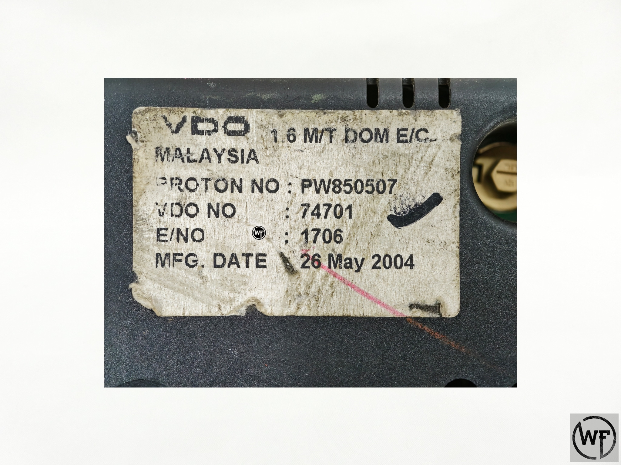 Meter Proton Waja Terpakai Original - Kluster Paparan Alat Ukur ...