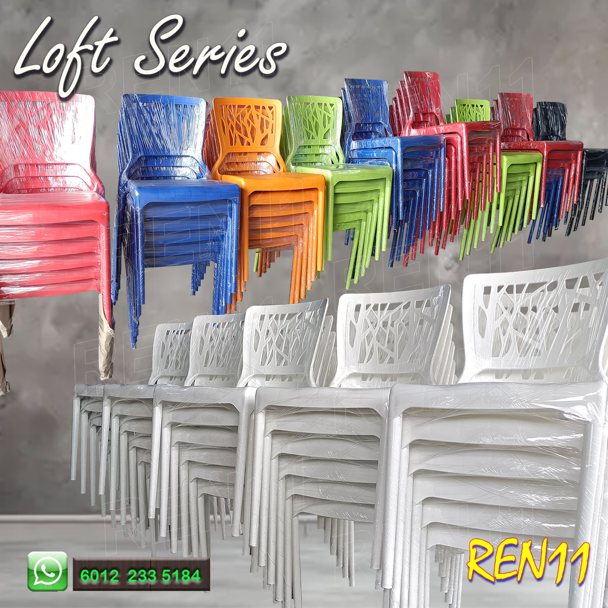 3v Plastic Chair,kerusi makan ,Cafe Chair,Dining Chair,Dining Furniture ...
