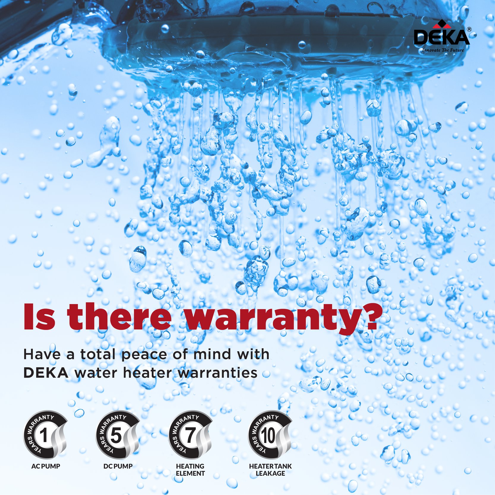 Fast Delivery DEKA Miizu 30 60 90 SIRIM AC DC Booster Pump LED Instant ...