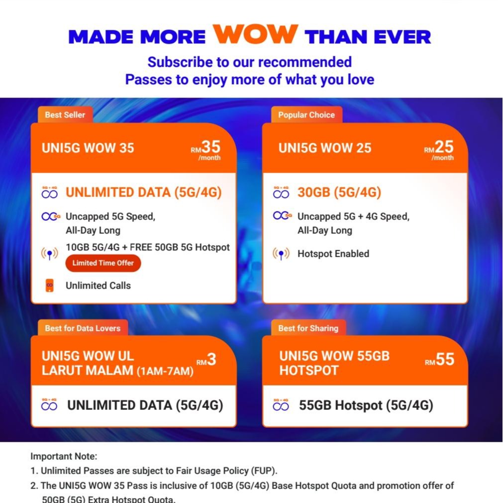UNIFI MOBILE PREPAID UNLIMITED DATA SIM CARD 5G | Shopee Malaysia
