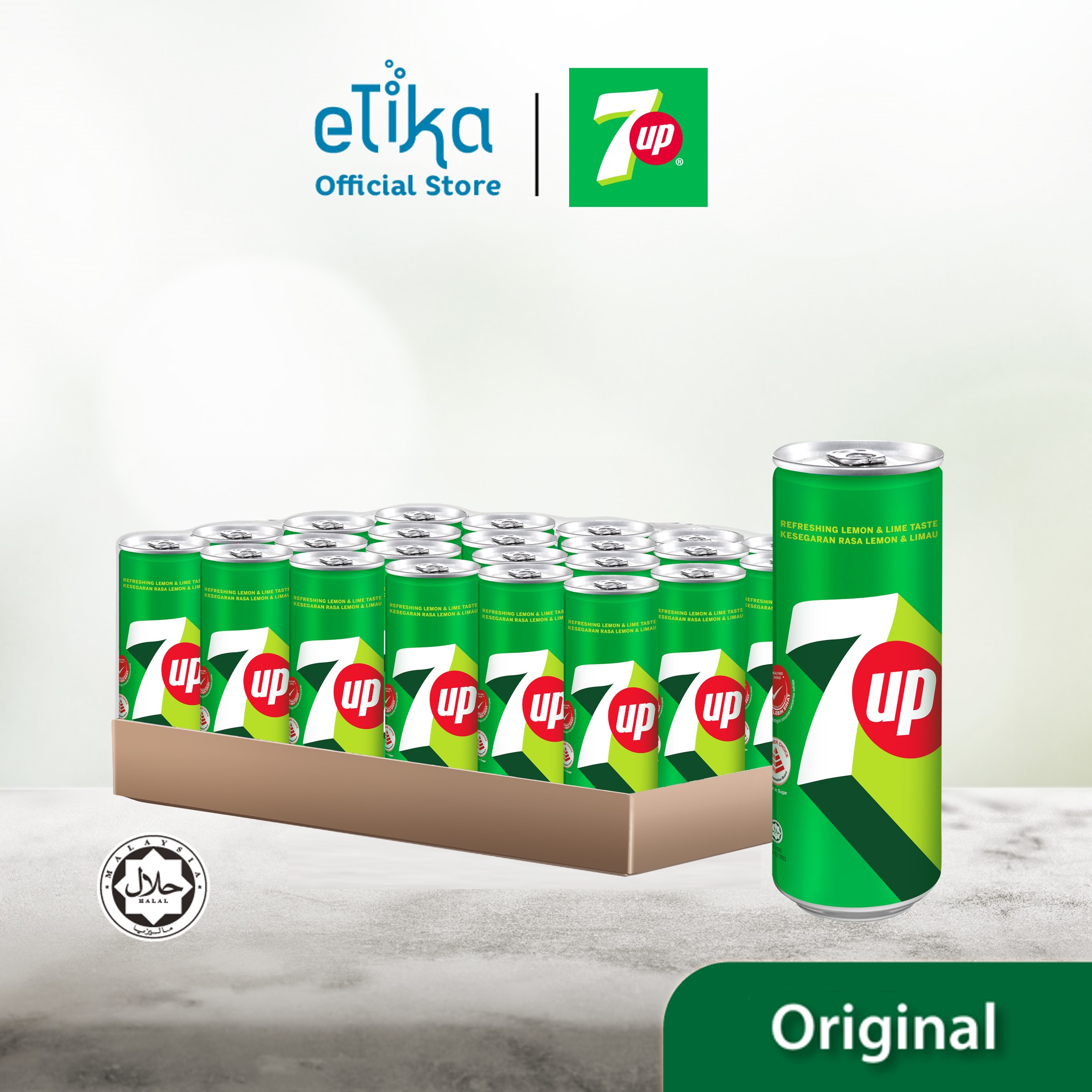 7UP Lemon & Lime/Zero Sugar 320ml x 24 cans (Carton) | Shopee Malaysia