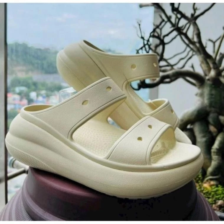 UNISEX CLASSIC CLOG Crocs Slippers CLASSIC PLATFORM CLOG Thick Soled ...