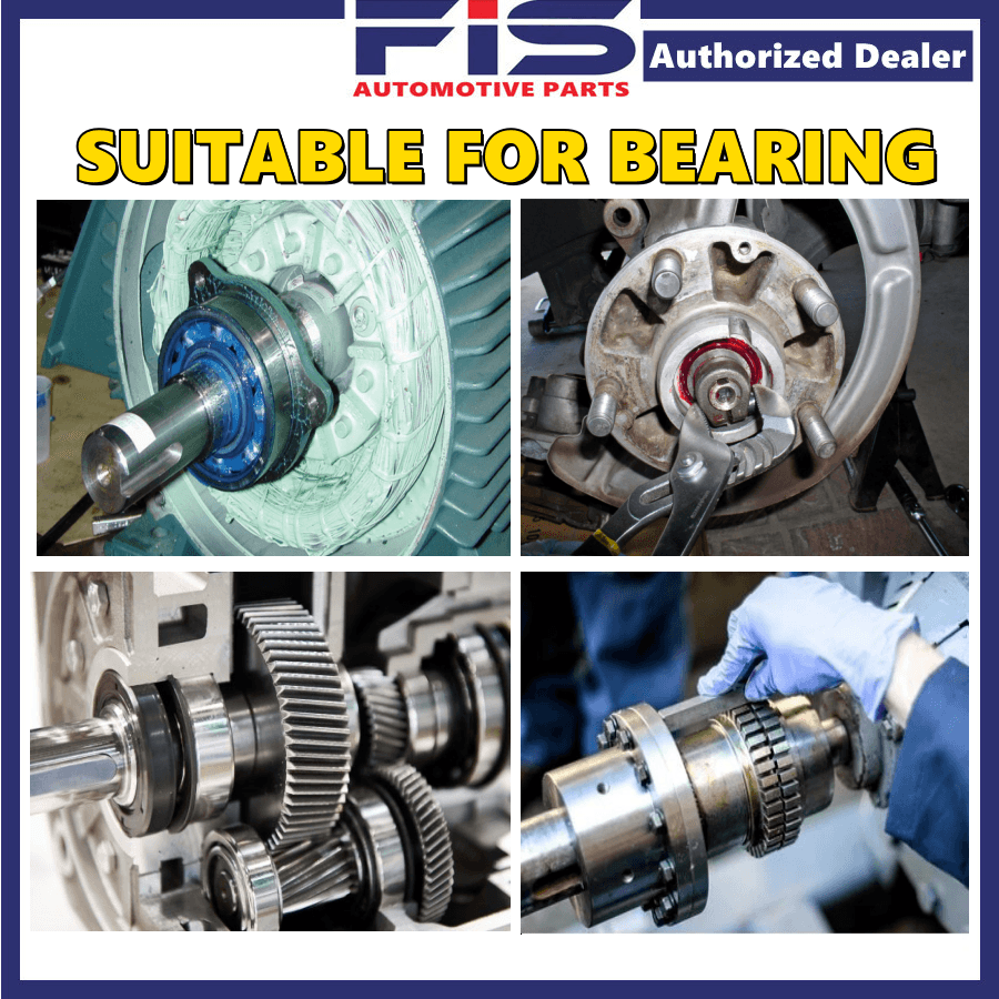 FIS J-Hawks Bearing Grease Lithium High Temperature LMX 2KG Blue Color ...