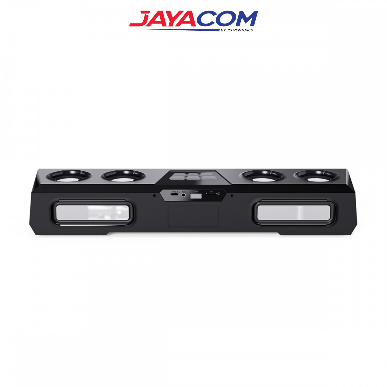 Vinnfier VF Hyperbar U90 BT 50W Bluetooth Portable Soundbar with Alarm Clock Function (RGB Light ...