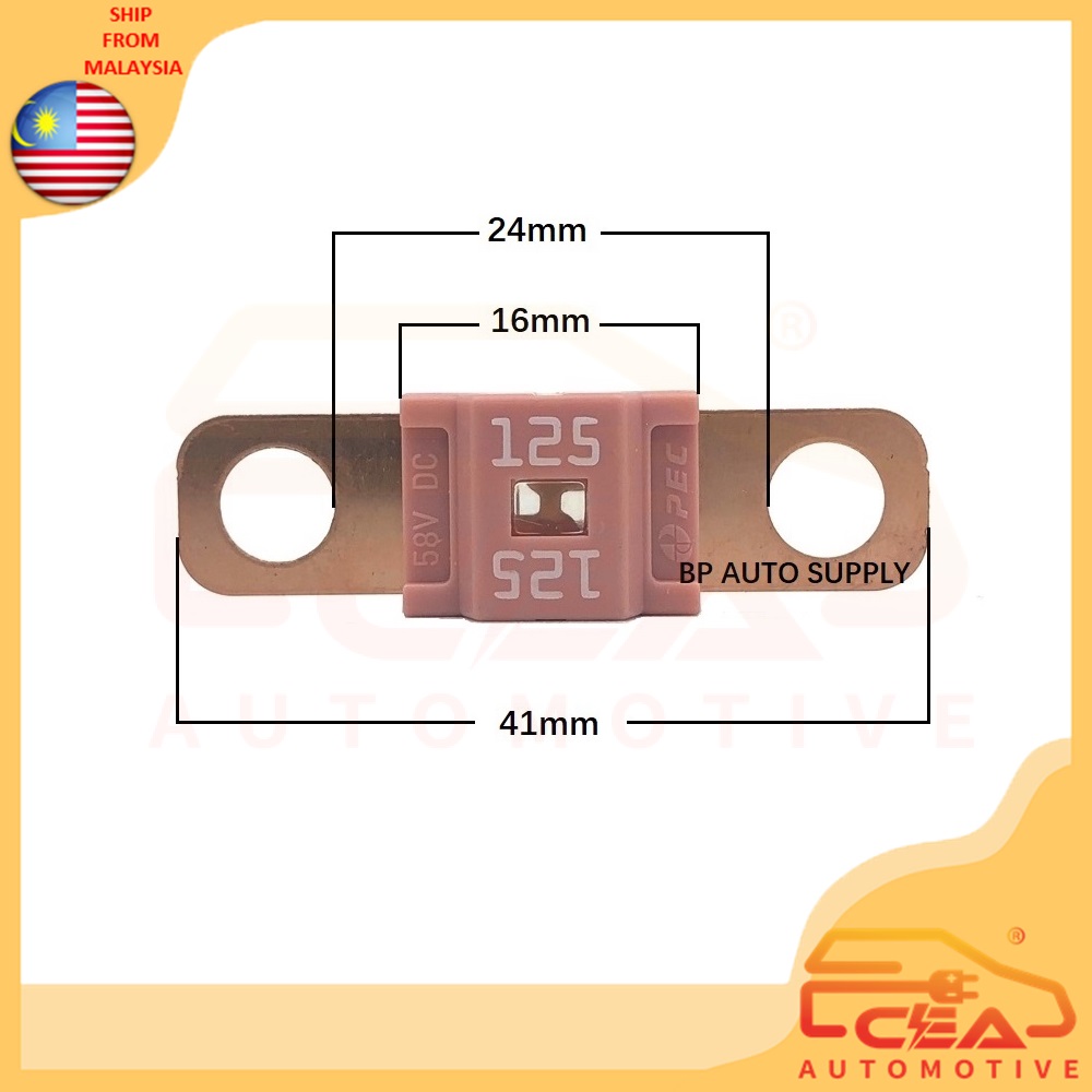 ORIGINAL ANS FUSE PEC CAR MAIN BOLT MIDI FUSE HIGH CURRENT 30A 40A 50A ...