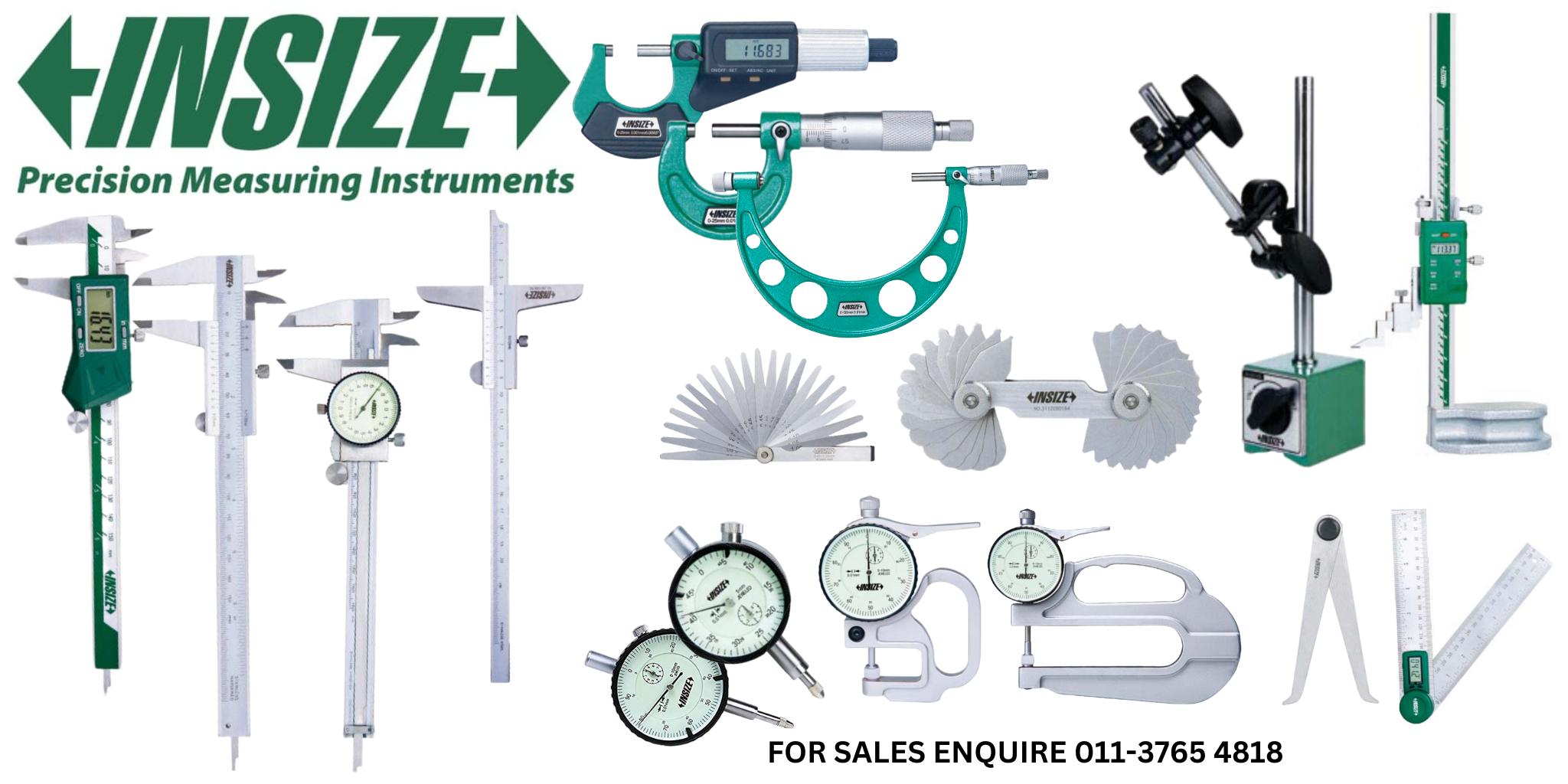 INSIZE Digital Caliper Stainless Steel All Series | Standard | Fraction ...