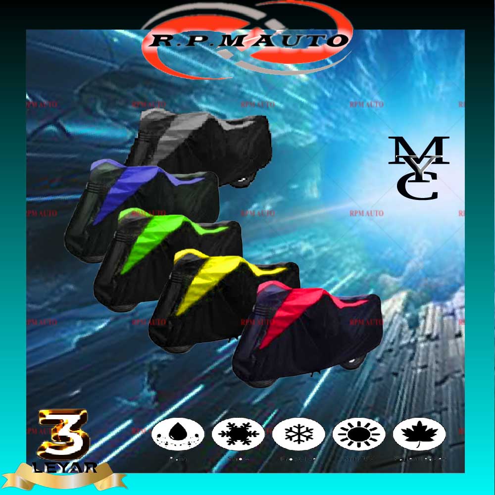 MODENAS 3Layer YMC cover Use Fof Motorcycle cover watwrroof dustproof ...