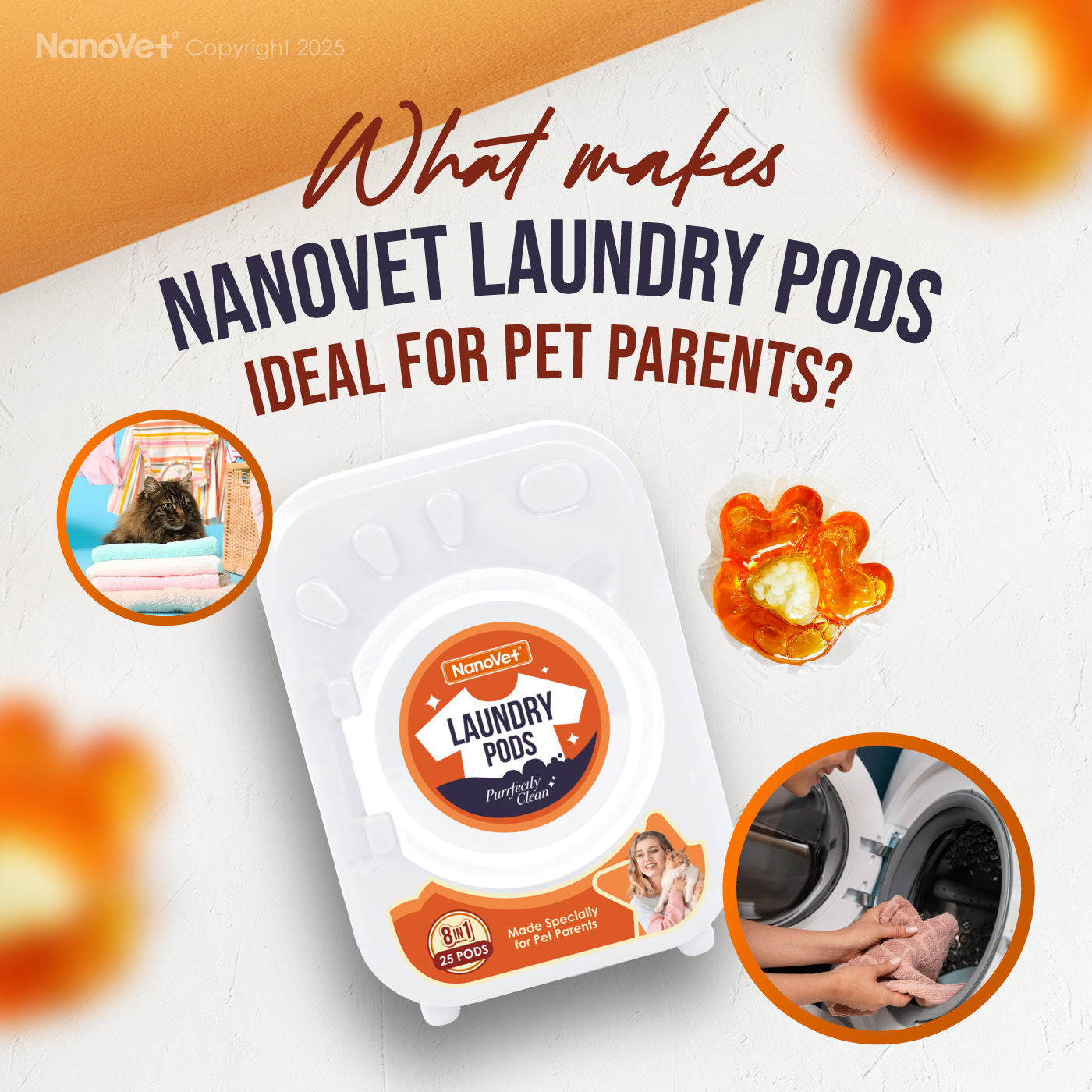 Nanovet® Laundry Pods for Pet Parents (25 Pods) | Shopee Malaysia