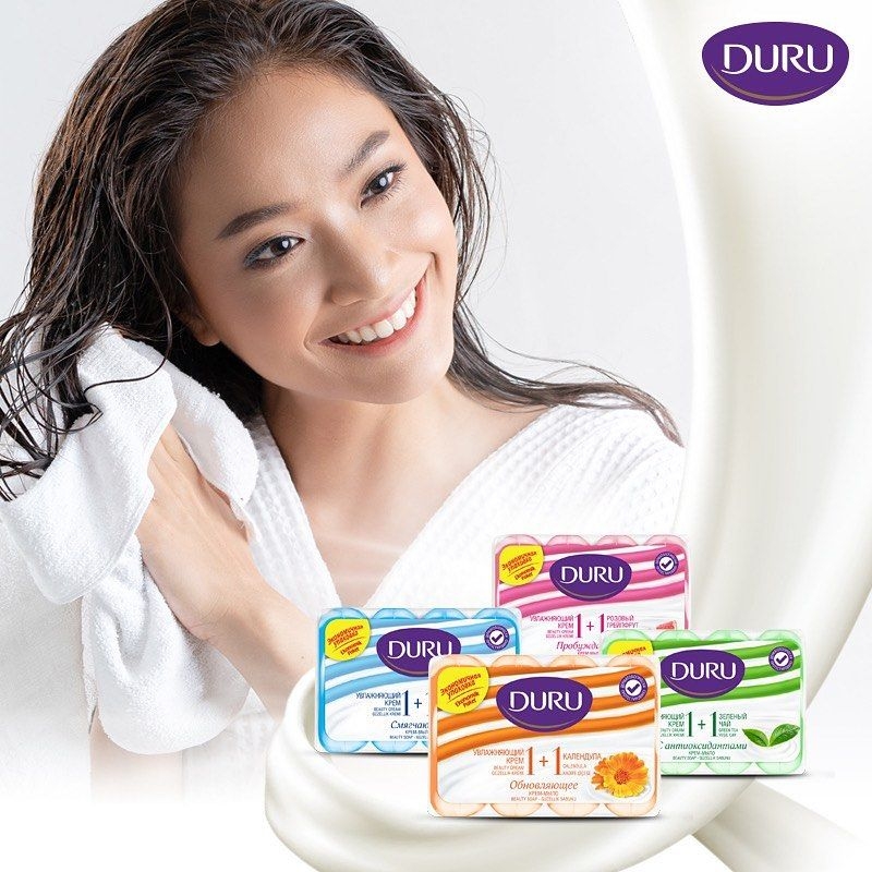 Duru natural Beauty cream sabun with moisturizer 320Gr green tree ...