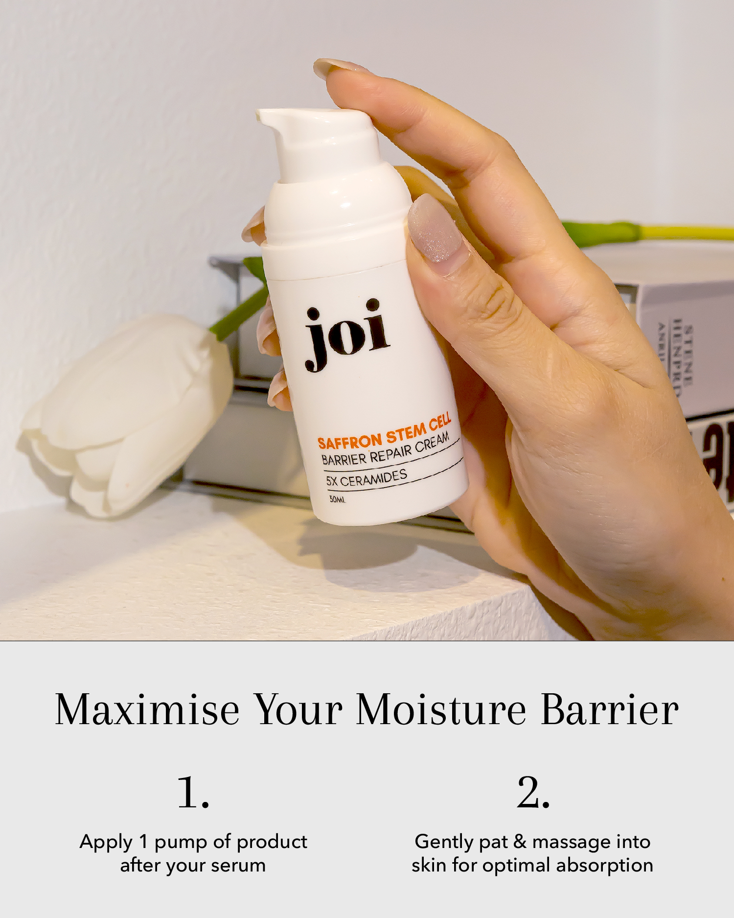 Joi Saffron Stem Cell Barrier Repair Cream | For Sensitive Skin, Eczema ...