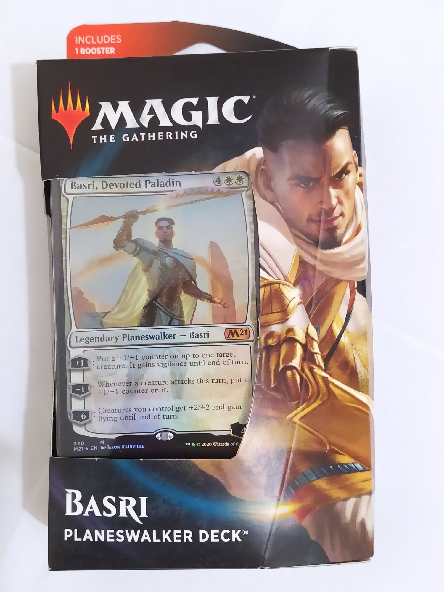 Planeswalker Deck SEALED Basri, Devoted Paladin (Magic Core Set 2021 ...