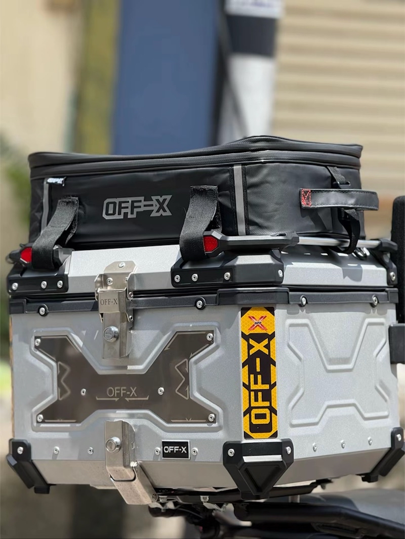 OFF-X Waterproof Motorcycle Top Box Bag Dual Use For Sling Bag And ...