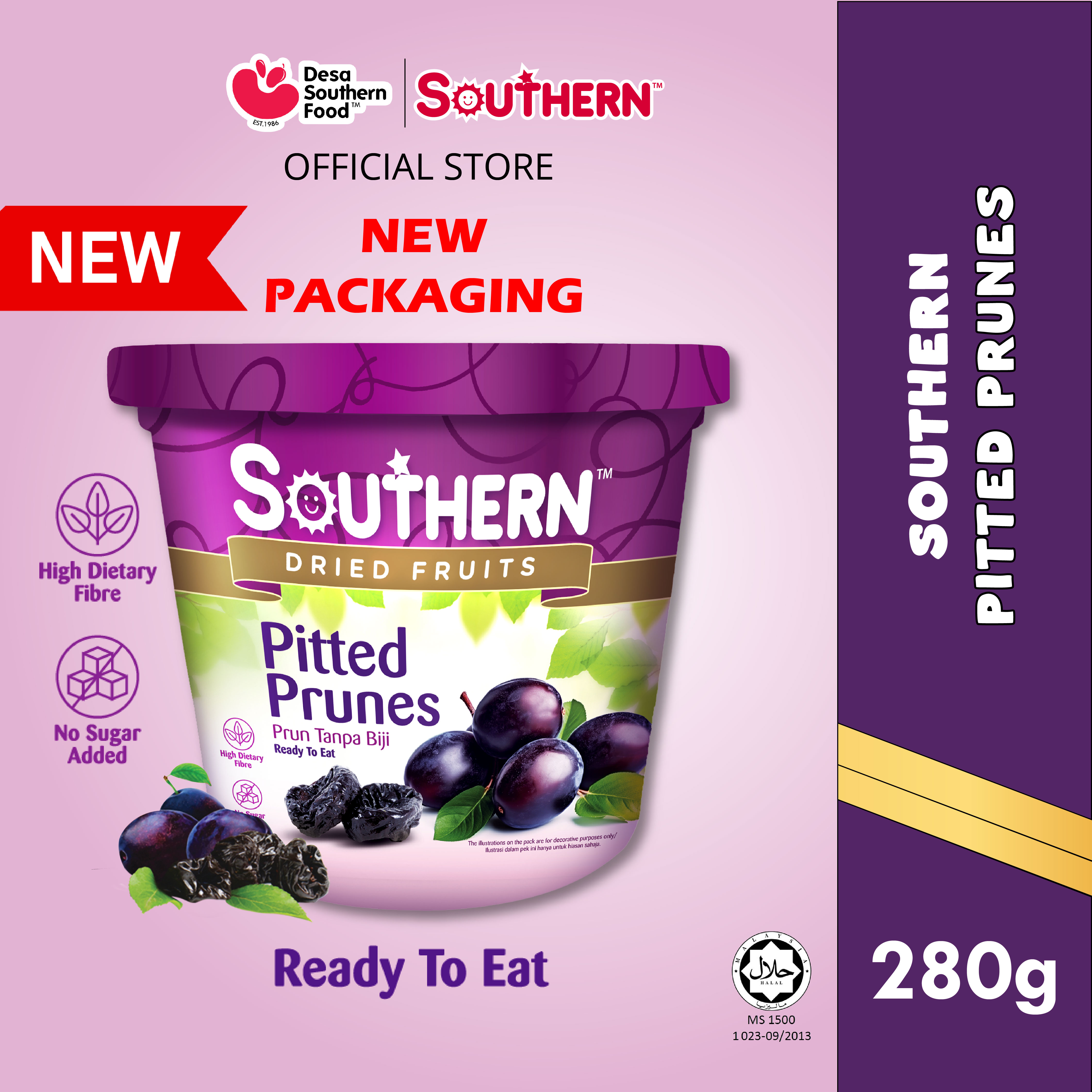 Southern Mix & Match (Tub) Southern Pitted Prunes 280g and (Tub ...