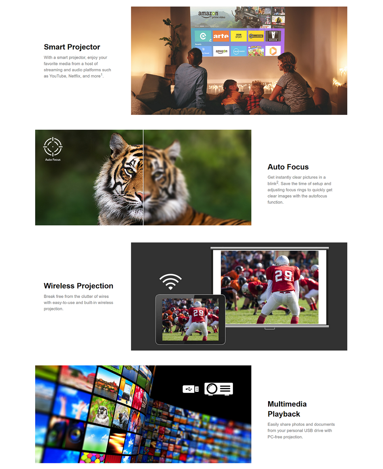 ACER FIRE LEGEND QF18S 800 ANSI LUMENS FULL HD (1920x1080) PROJECTOR ...