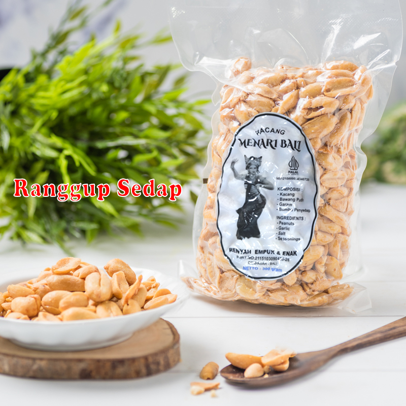 Kacang Menari Bali Indonesia 300G Garlic Flavor Origin Bali 巴厘蒜香花生 ...