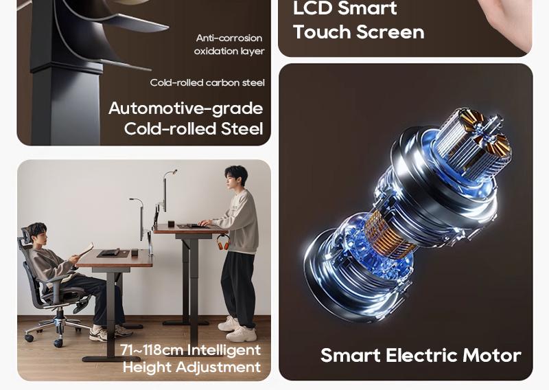 Xpanse Electric Meja Belajar Office Table Gaming Computer Study Table ...