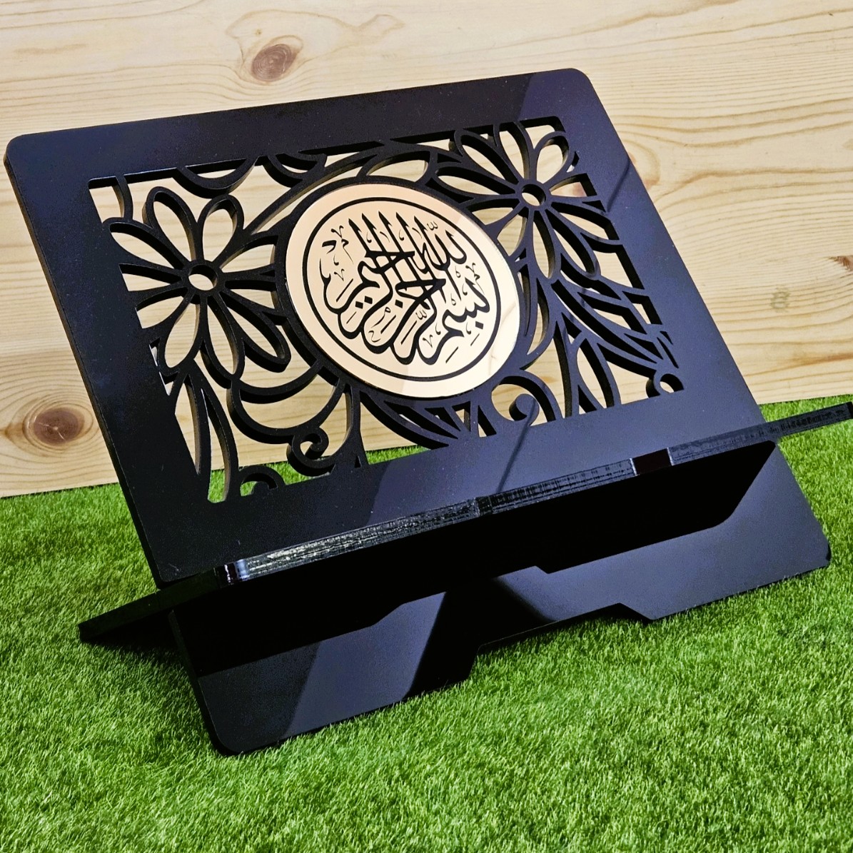 Rehal Al-Quran Exclusive Boleh Engrave Nama | Rehal Acrylic 8mm Thick ...
