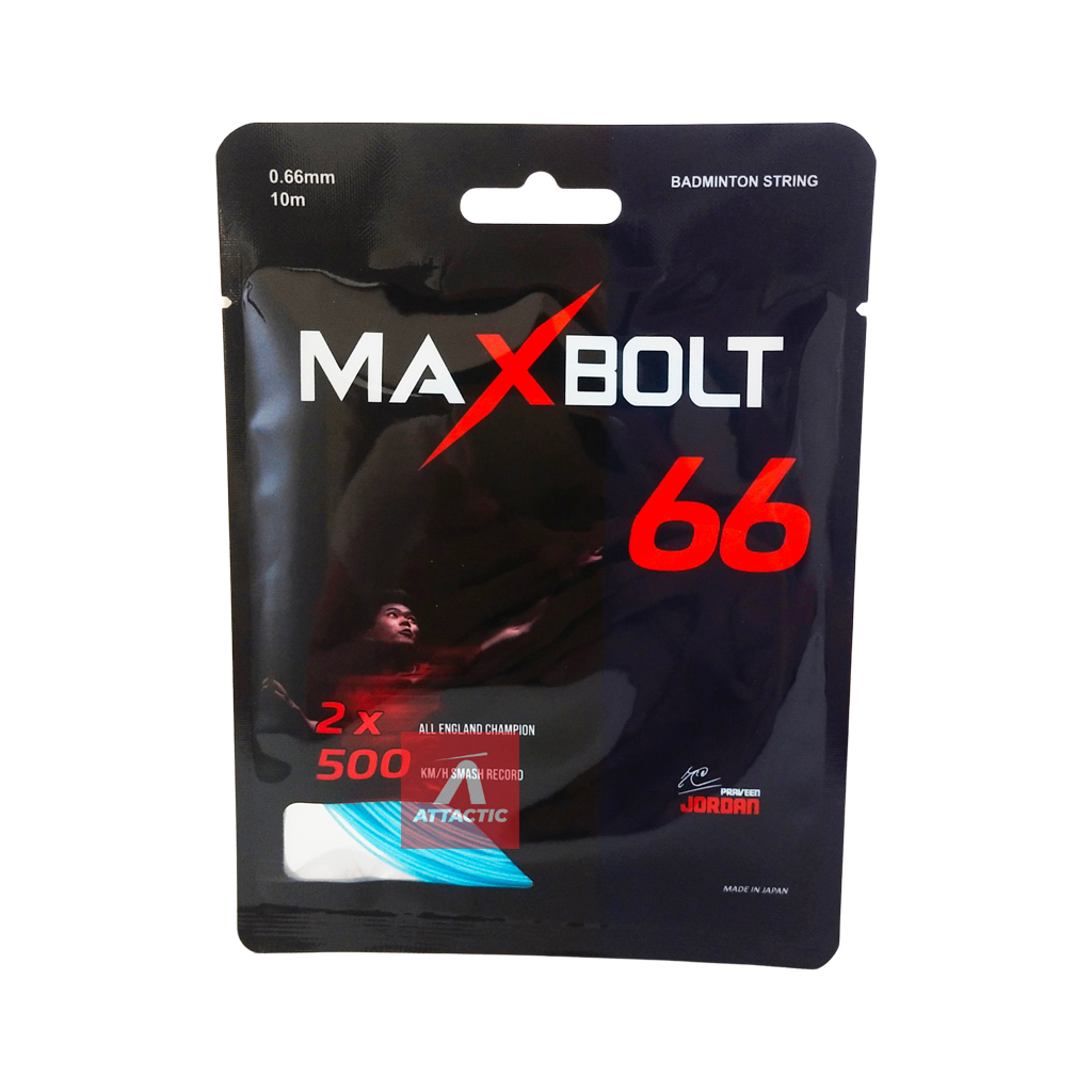 Maxbolt MBS 66 MBS66 Badminton String Tali (0.66mm) High Repulsion ...