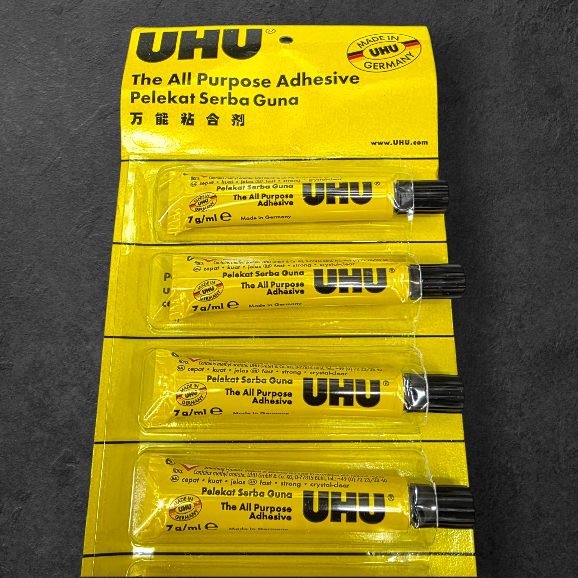 UHU All Purpose Adhesive - 7ml & 20ml / Gam UHU Pelekat Serba Guna ...