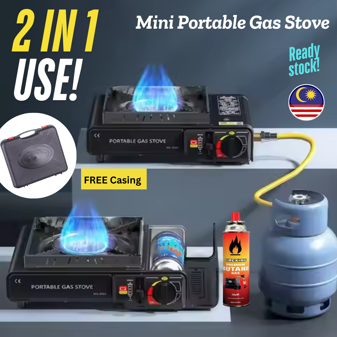 SLEN Mini Stove Portable Burner Gas Stove Camping Stove Outdoor Kompor ...