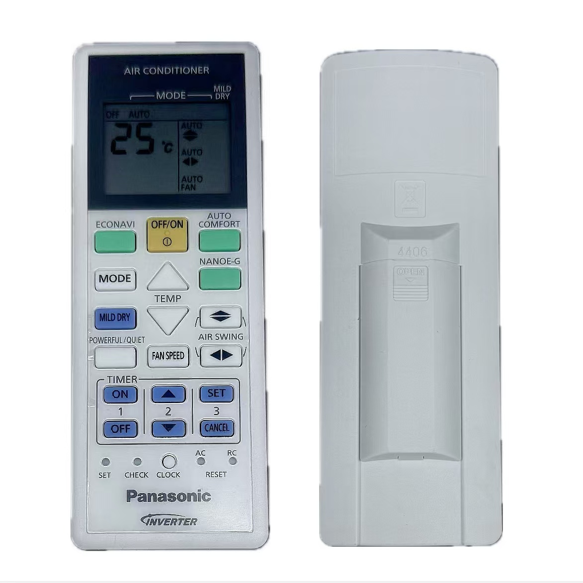 Panasonic Air Conditioner Remote control For A75C4551 A75C4406 ...