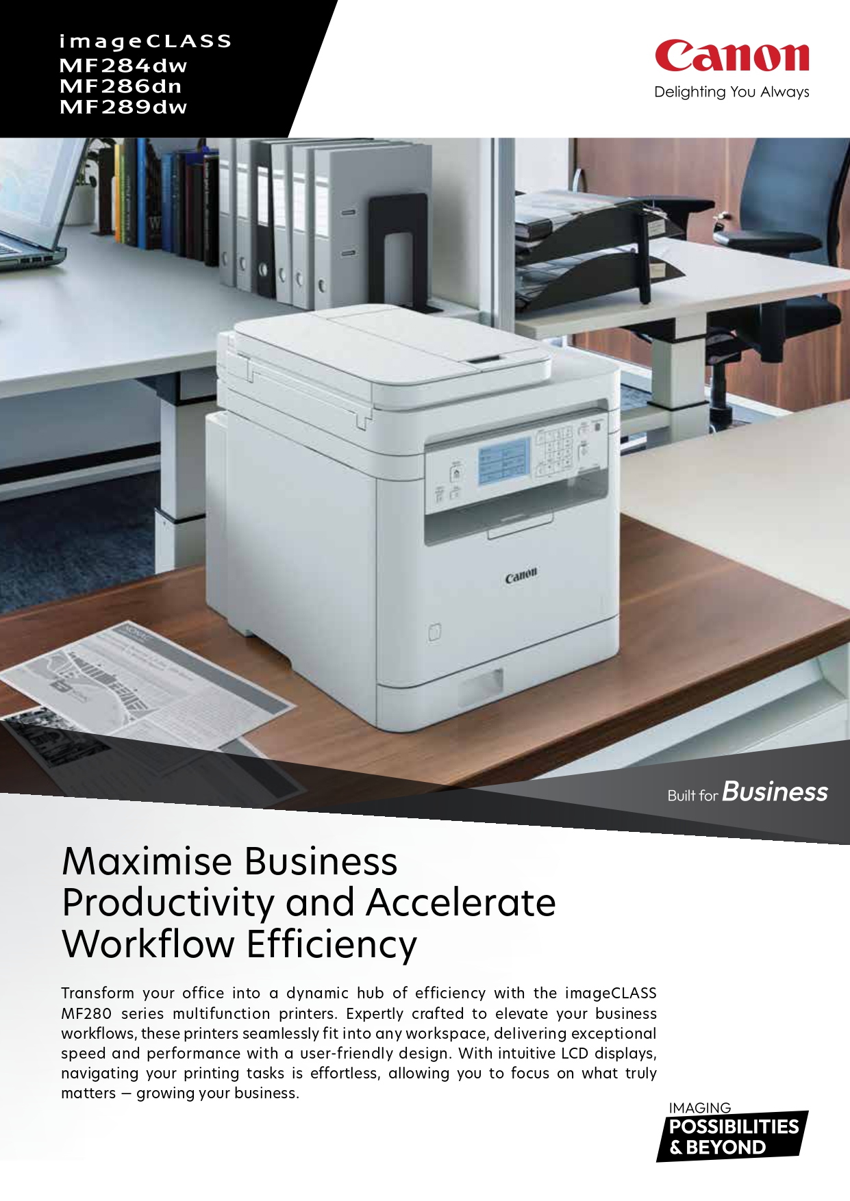 Canon imageCLASS MF284DW Compact Monochrome Laserjet A4 3in1 Wireless Printer | Shopee Malaysia