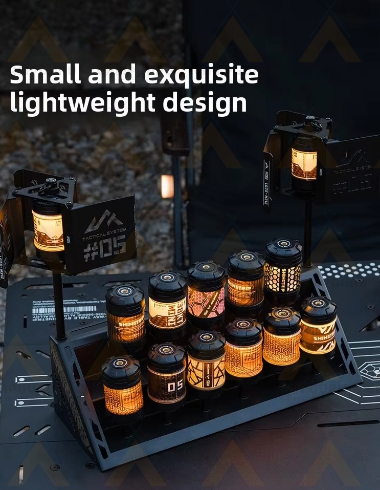 ShineTrip 05 Series Rotating 19 Light Tactical Ambient Lamp Rotate with ...