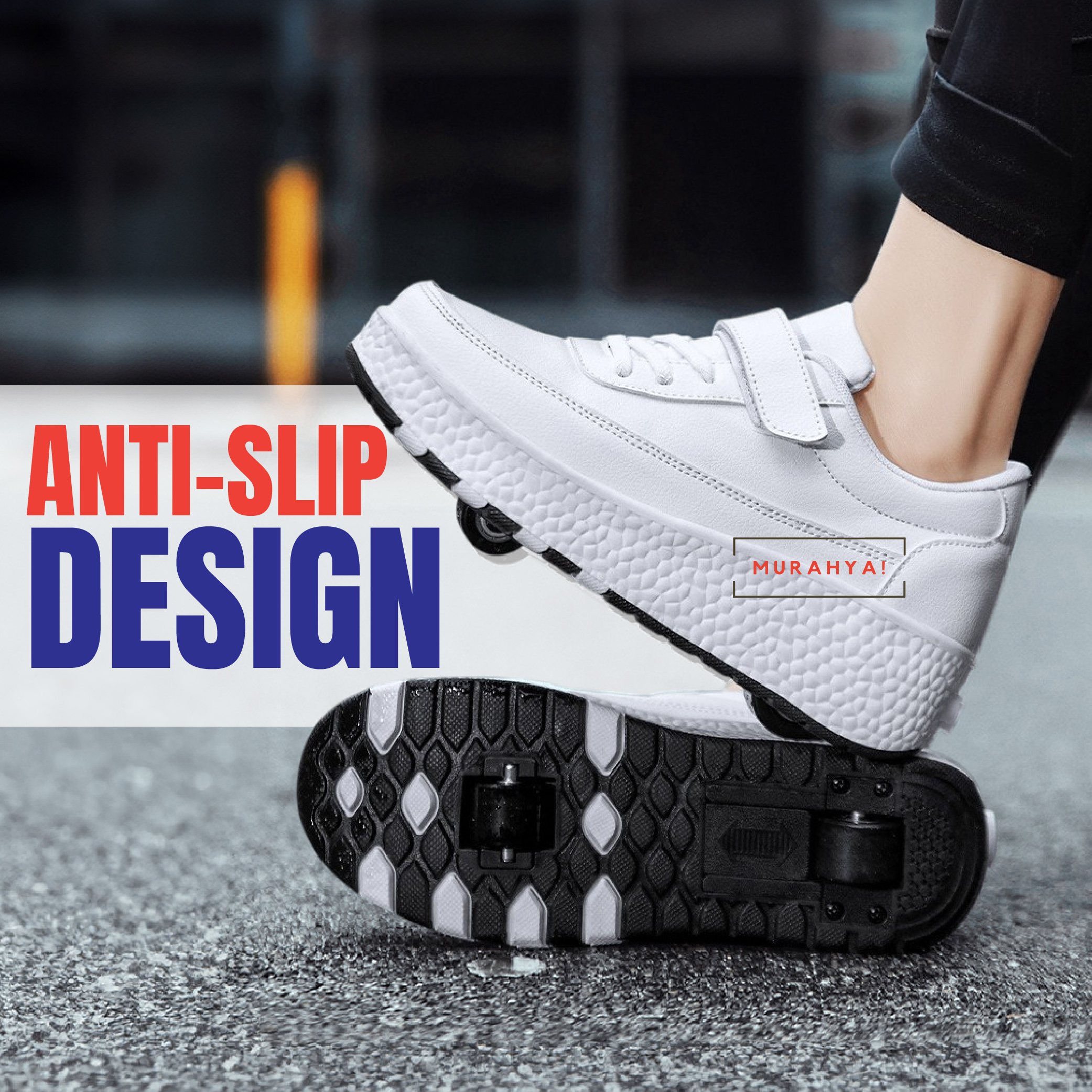 Roller Shoes Murah Kasut Ada Roda Kick Roller Skates Shoes Kasut Roda ...