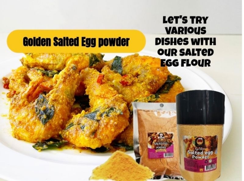 SALTED EGG POWDER 100g | Golden salted egg powder | Serbuk telur masin ...