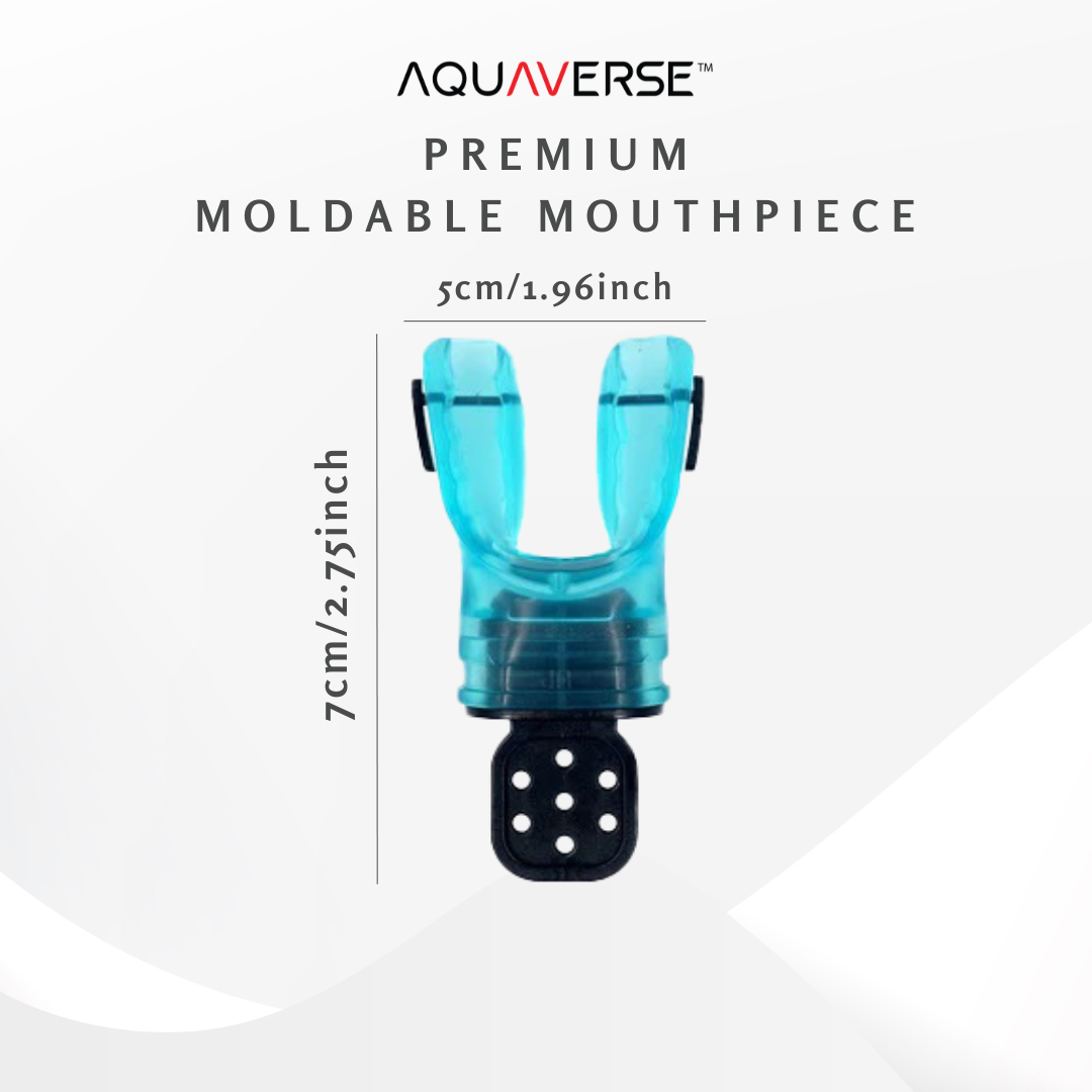 AQUAVERSE Moldable Mouthpiece Custom Mouthpiece for Scuba Diving ...