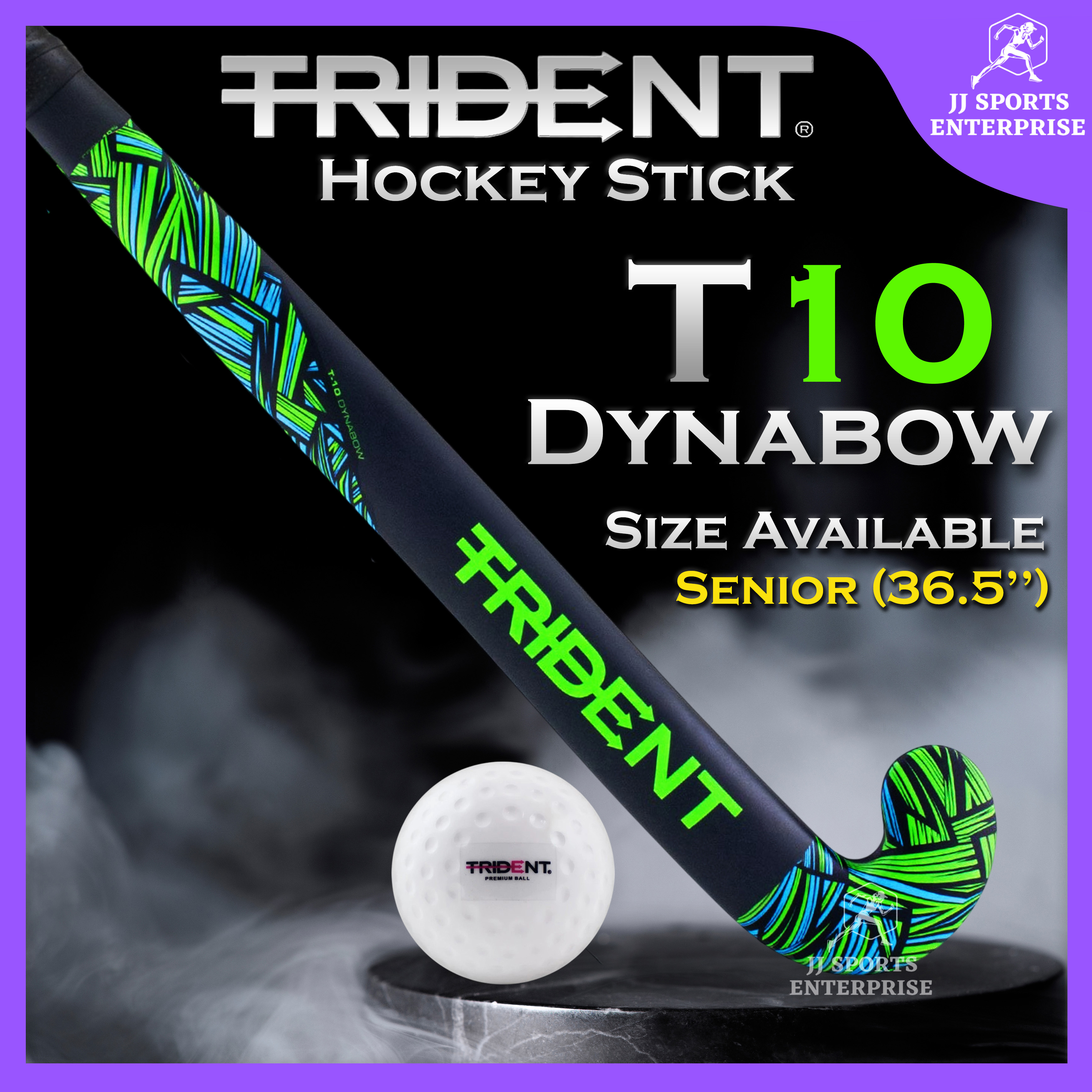 Trident 10 Composite Hockey Stick Dynabow Kayu Hoki Trident Dimple ...
