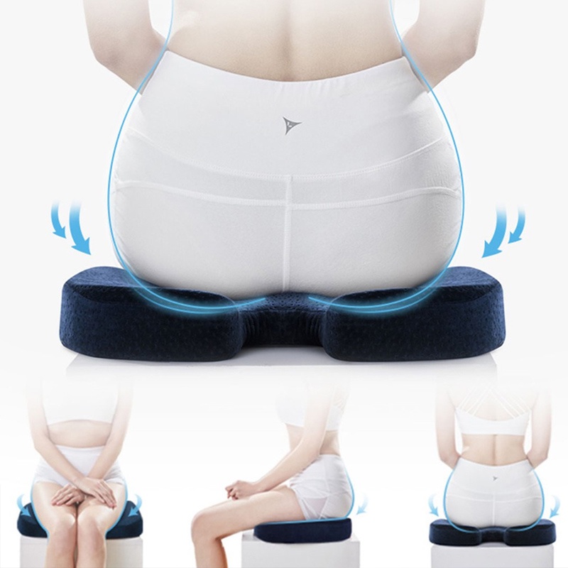 Memory Cotton Seat Cushion Set Car Height Increasing Seat Cushion Dining Chair Office Chair ...