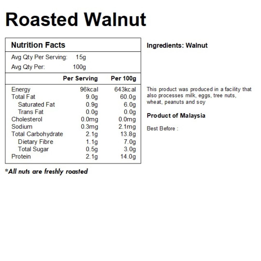 USA Premium Roasted (Unsalted) Walnut [150g & TWIN PACK] | Shopee Malaysia