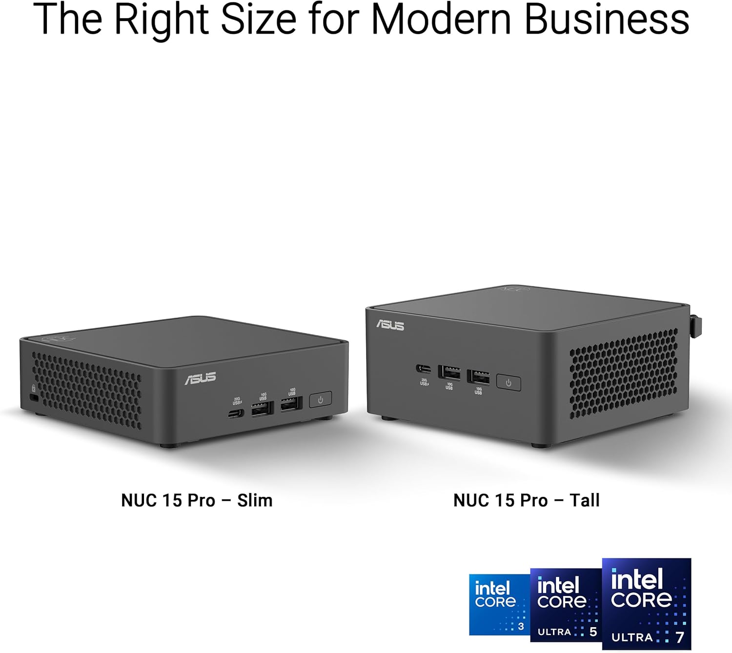 ASUS NUC 15 Pro Barebones Mini PC [Core Ultra 7 255H] [Free RAM ...