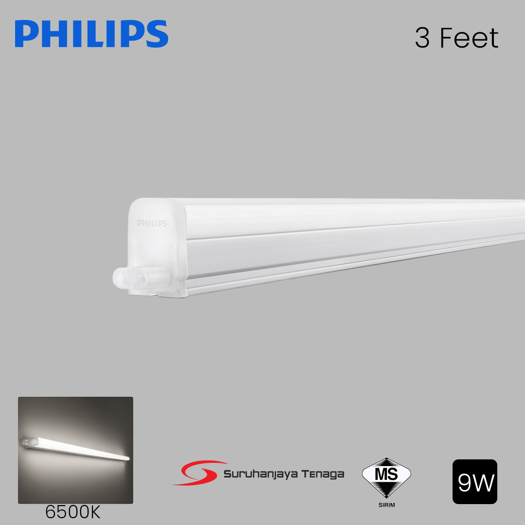 PHILIPS LED T5 Batten Lampu T5 1ft 4W / 2ft 7W / 3ft 9W / 4ft 13W Connector Cable | Shopee Malaysia