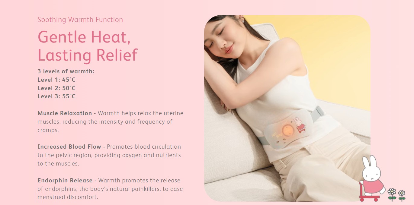 OSIM uZap Warm Vibrating Abdominal Massager Miffy Edition | Shopee Malaysia