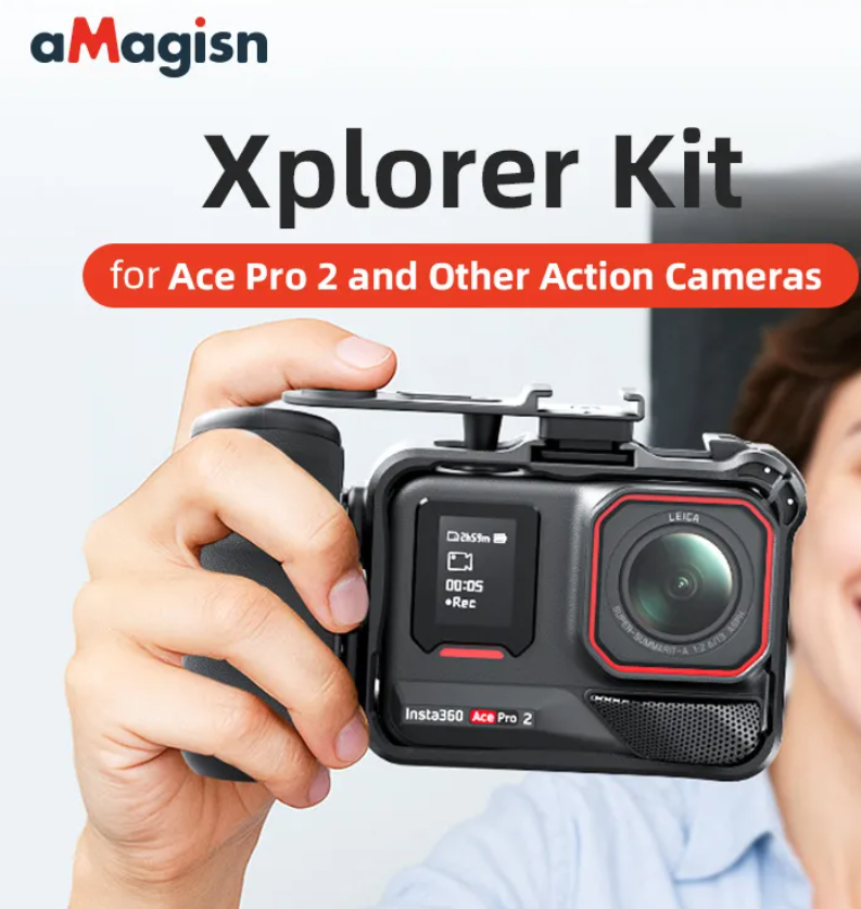 aMagisn Xplorer Kit Insta360 AcePro / Ace Pro 2 / Dji Action 3/Dji ...