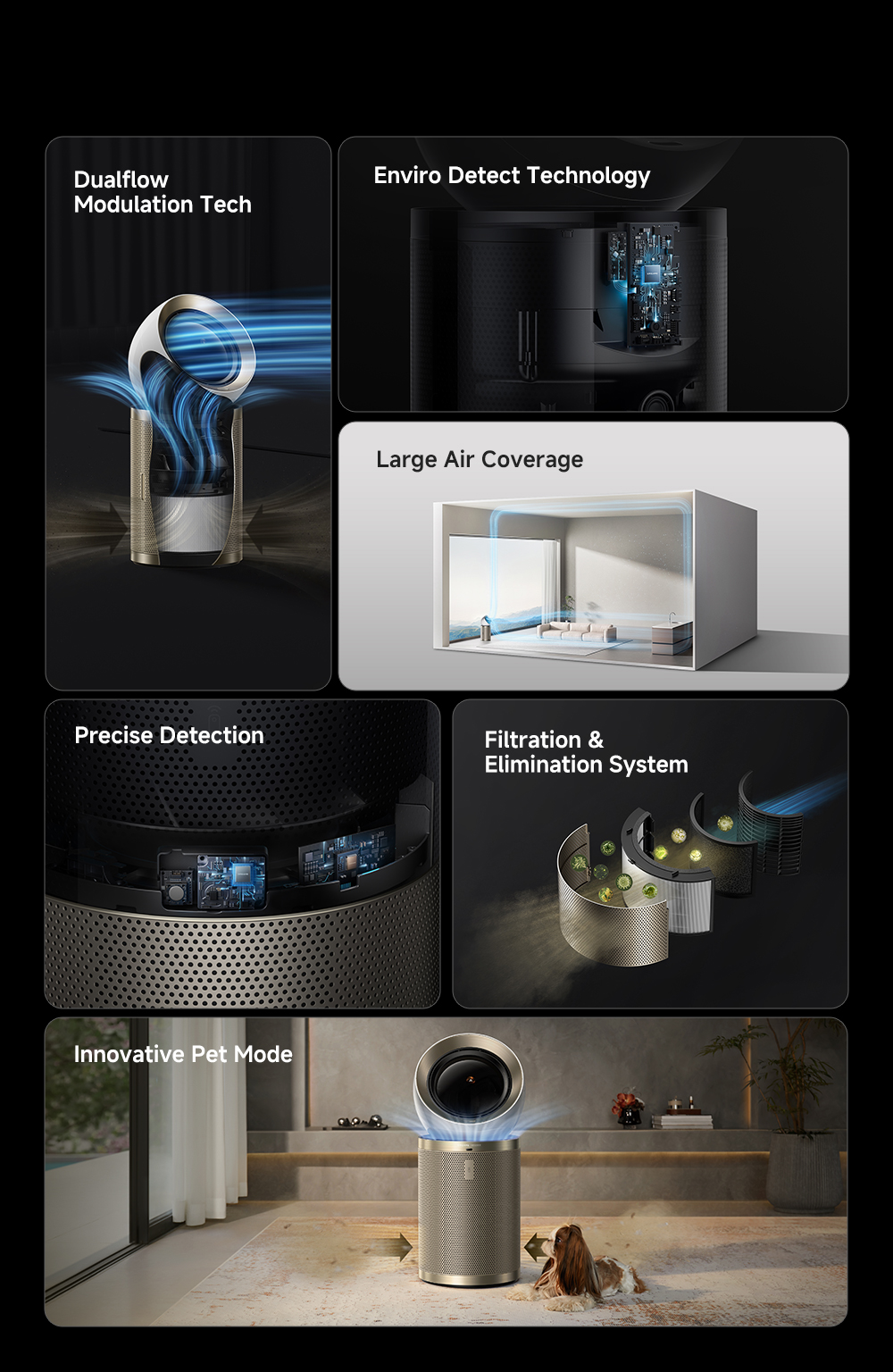 Dreame PM10 AirPursue™ Purifier with PlasmaNova™ + UVC Dual Tech | HEPA ...