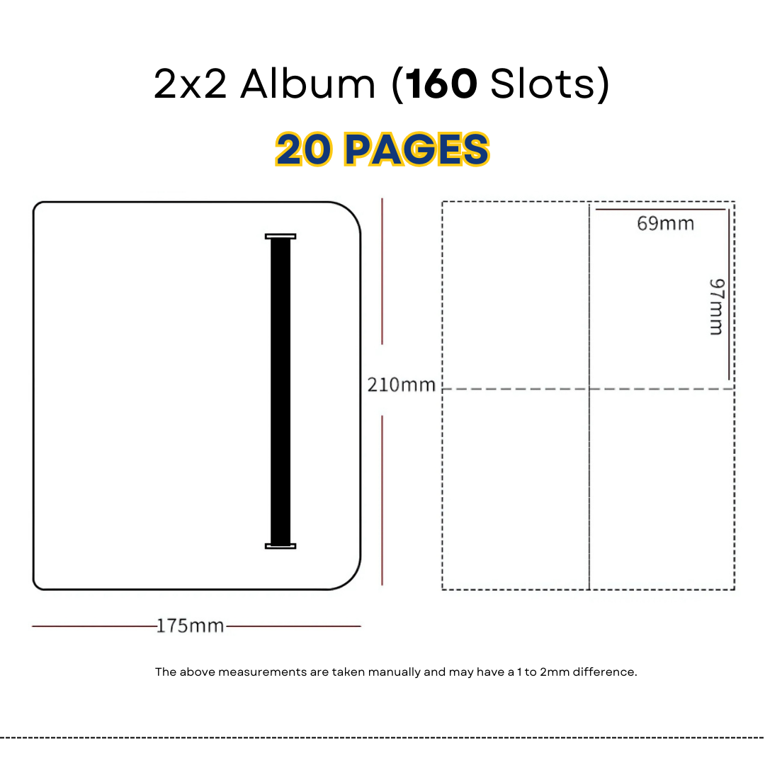 CARDVAULT Card Album - 2x2 / 3x3 for Pokemon TCG Boboiboy Yugioh ...