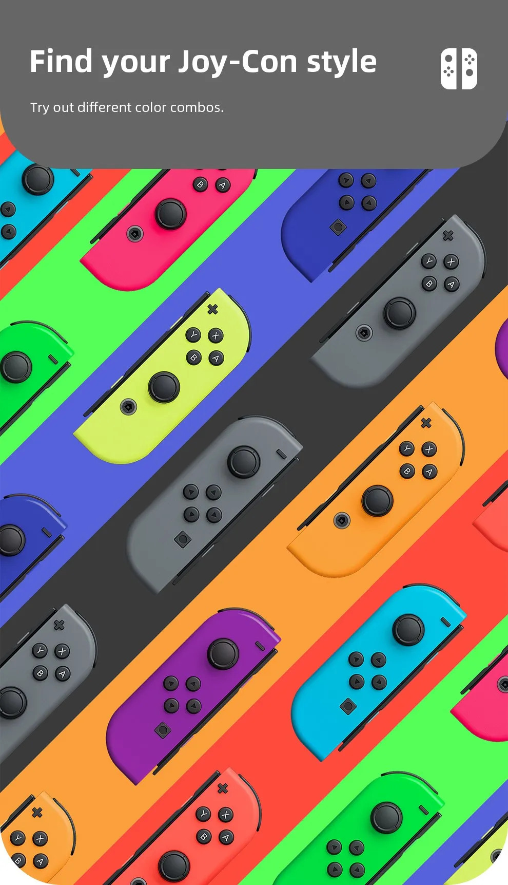Nintendo Switch Joy Con Joy-Con Joycon Controller V1 V2 OLED OEM RGB ...