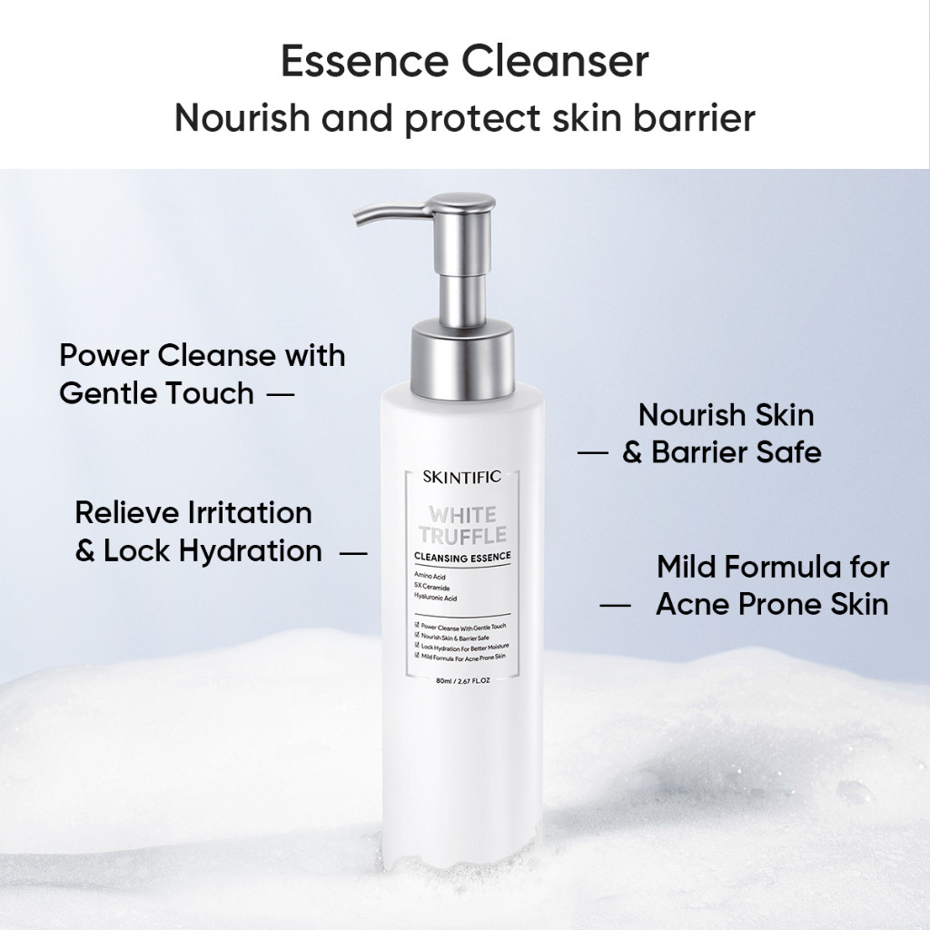 SKINTIFIC Cleanser Collection pencuci muka Salicylic Acid Gel Cleanser ...
