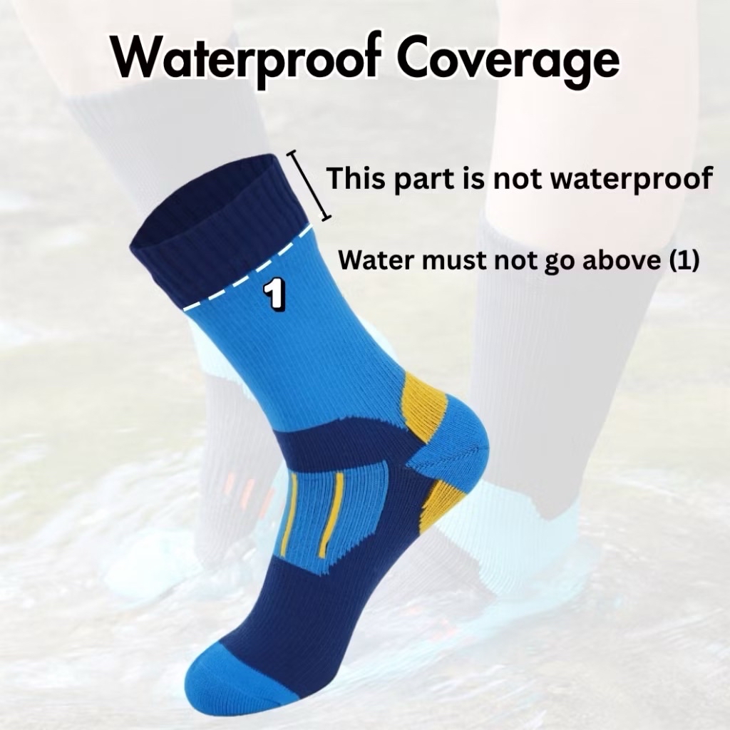 Waterproof Socks Hiking Swimming Aqua Sport Socks Stokin Renang Stoking ...