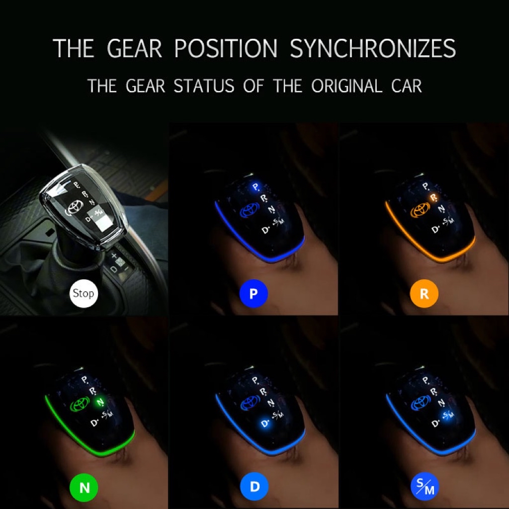 VE perodua bezza 2016-2025 Crystal RGB led gear shift knob original ...